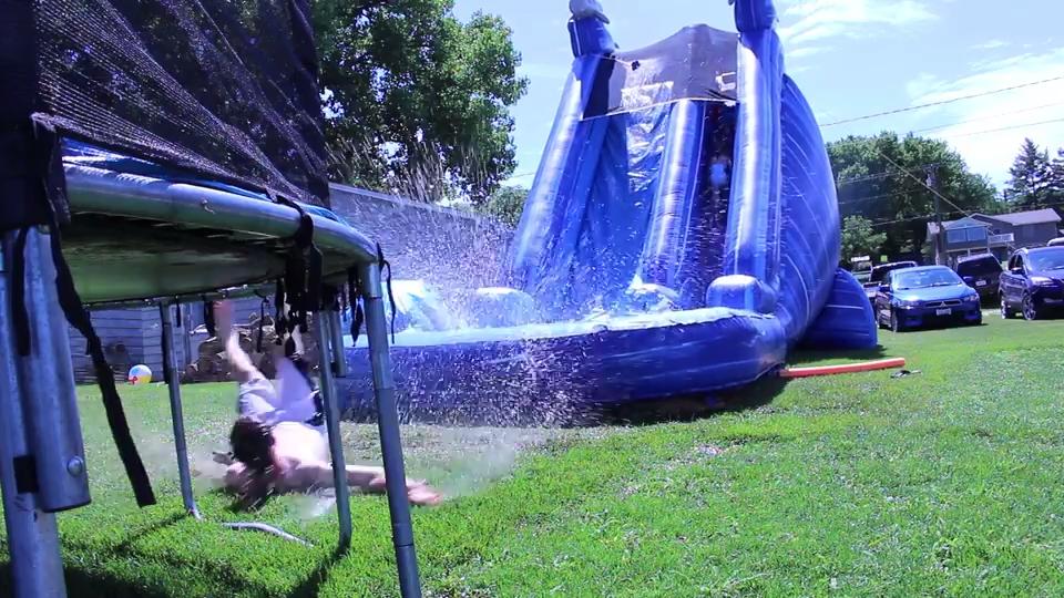 Grown Man Flies out of Waterslide | Jukin Licensing