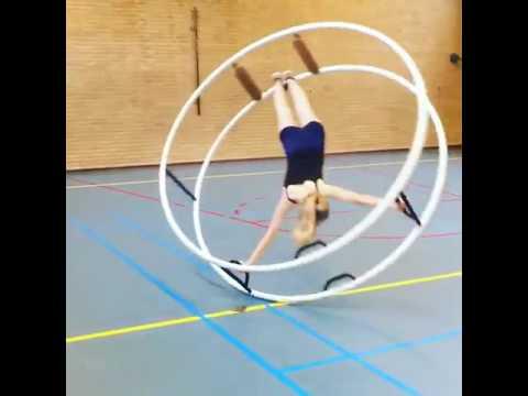 Girl Spins as One with German Wheel | Jukin Licensing