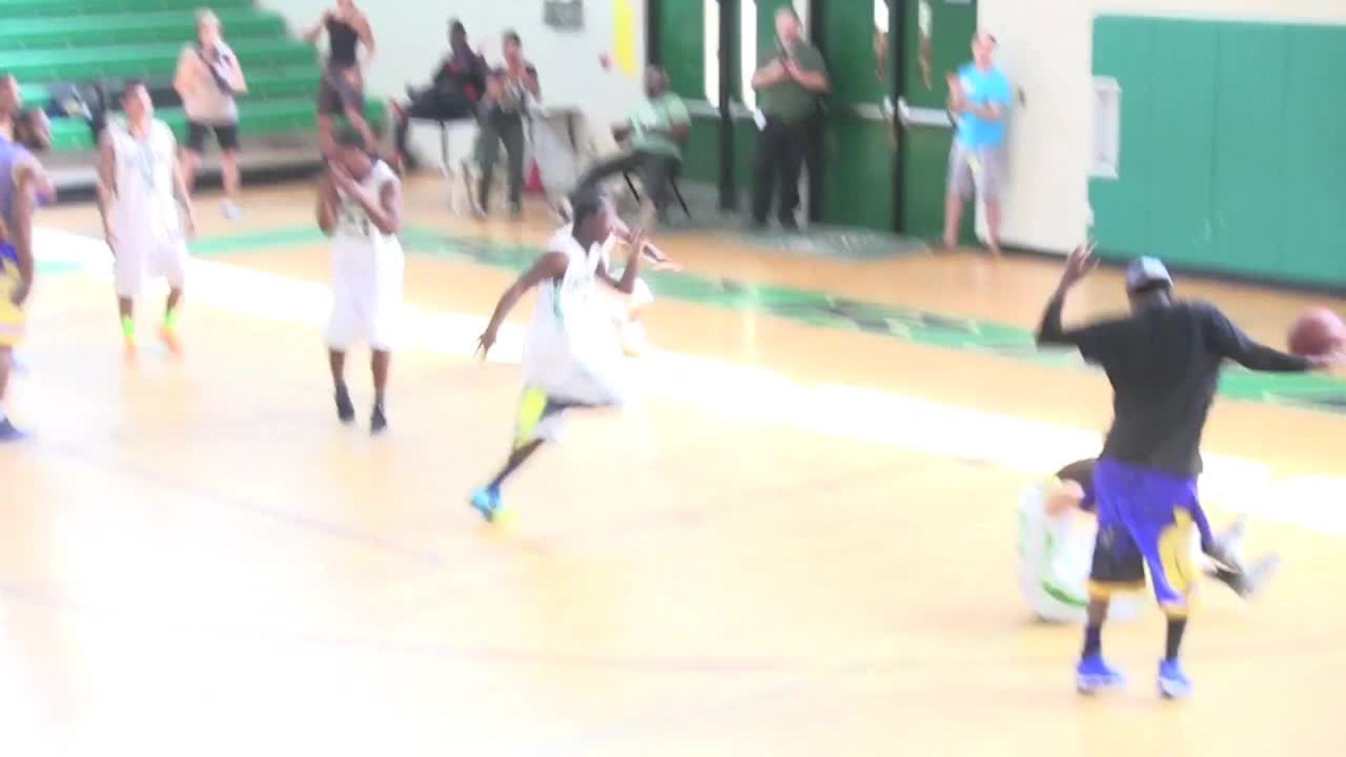 Basketball Player Breaks Ankles of Defender | Jukin Licensing