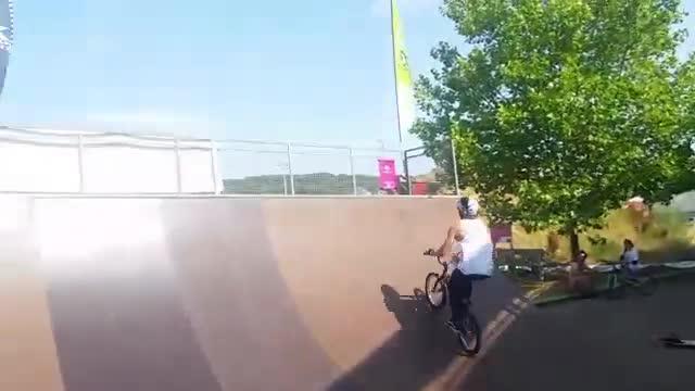 BMX Rider Does Awesome Tricks on Half Pipe | Jukin Licensing