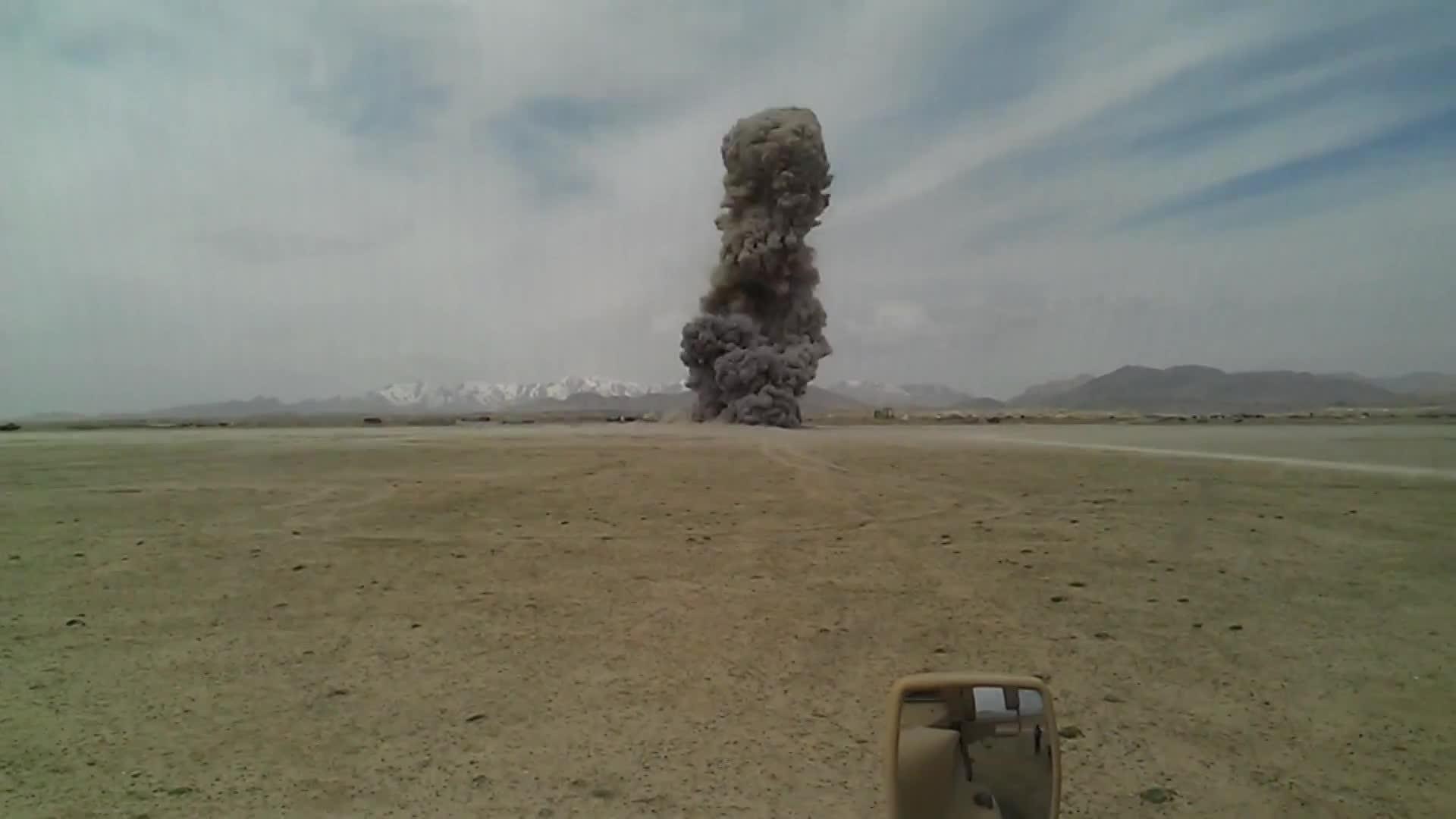 Explosive Demolition of a Stone Wall | Jukin Media Inc