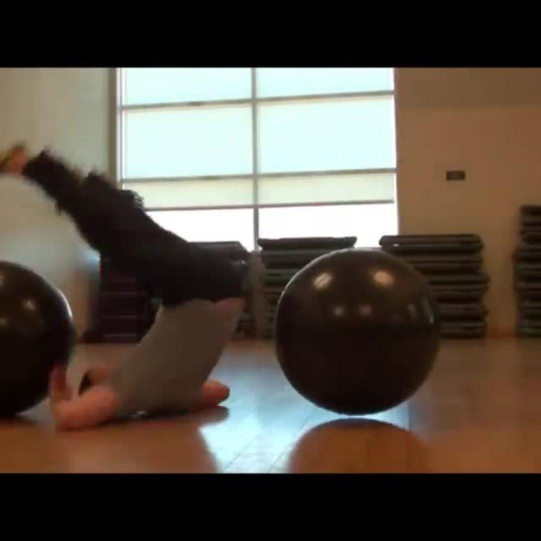 Yoga Ball Balance Nut Shot Fail | Jukin Media Inc