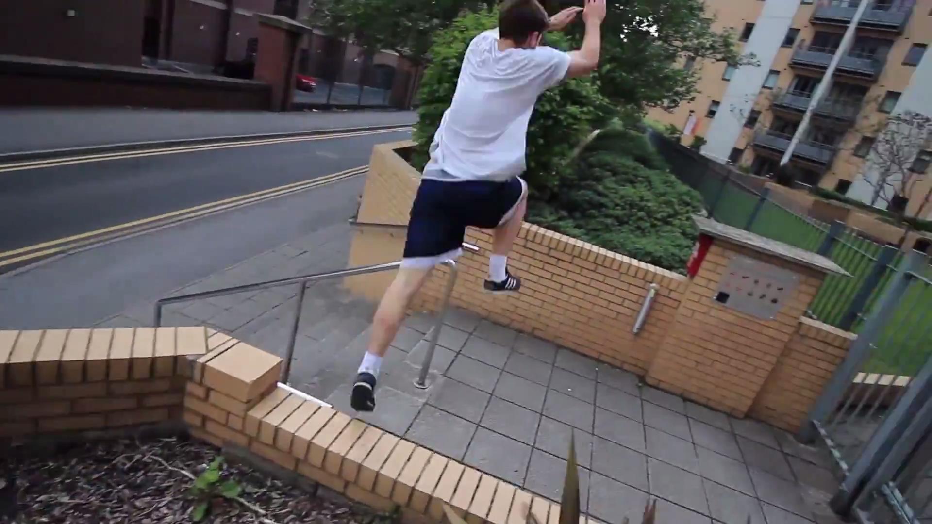 Guy Jumps Far From Ledge to Ledge | Jukin Media Inc