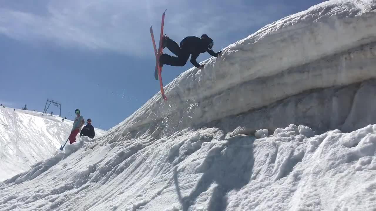 Skier Does Flip Off Snow Wall | Jukin Licensing