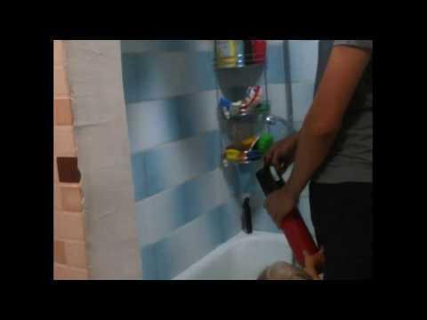 Fire Extinguisher Explodes in Bathroom | Jukin Licensing