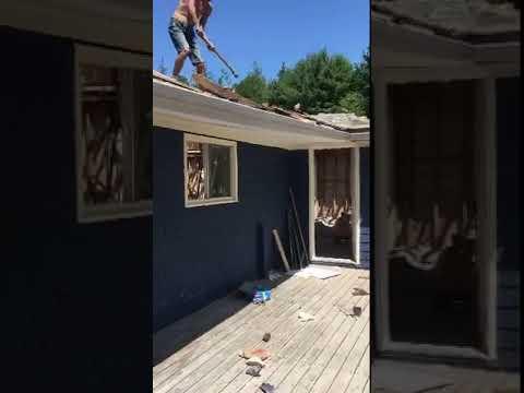 Guy Falls Through Roof | Jukin Licensing