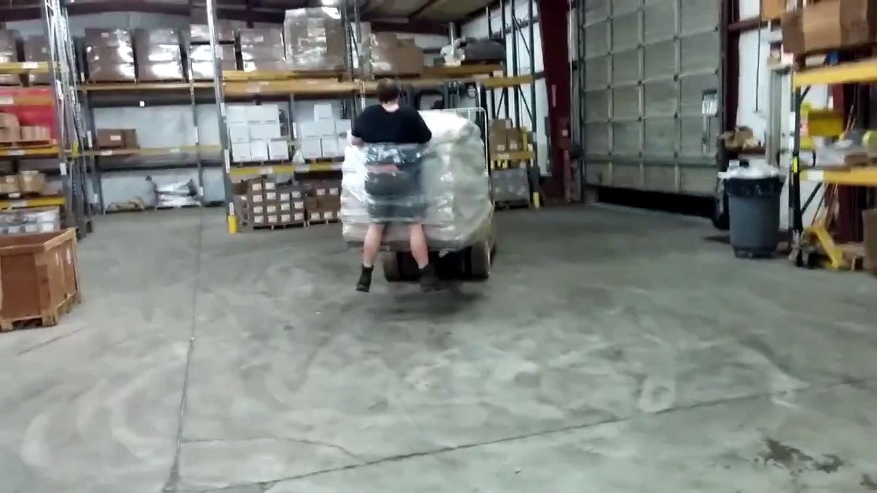 Guy Gets Wrapped onto Pallet | Jukin Licensing