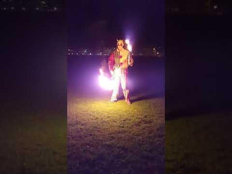Fire Breathing Clown Lights Herself on Fire | Jukin Licensing