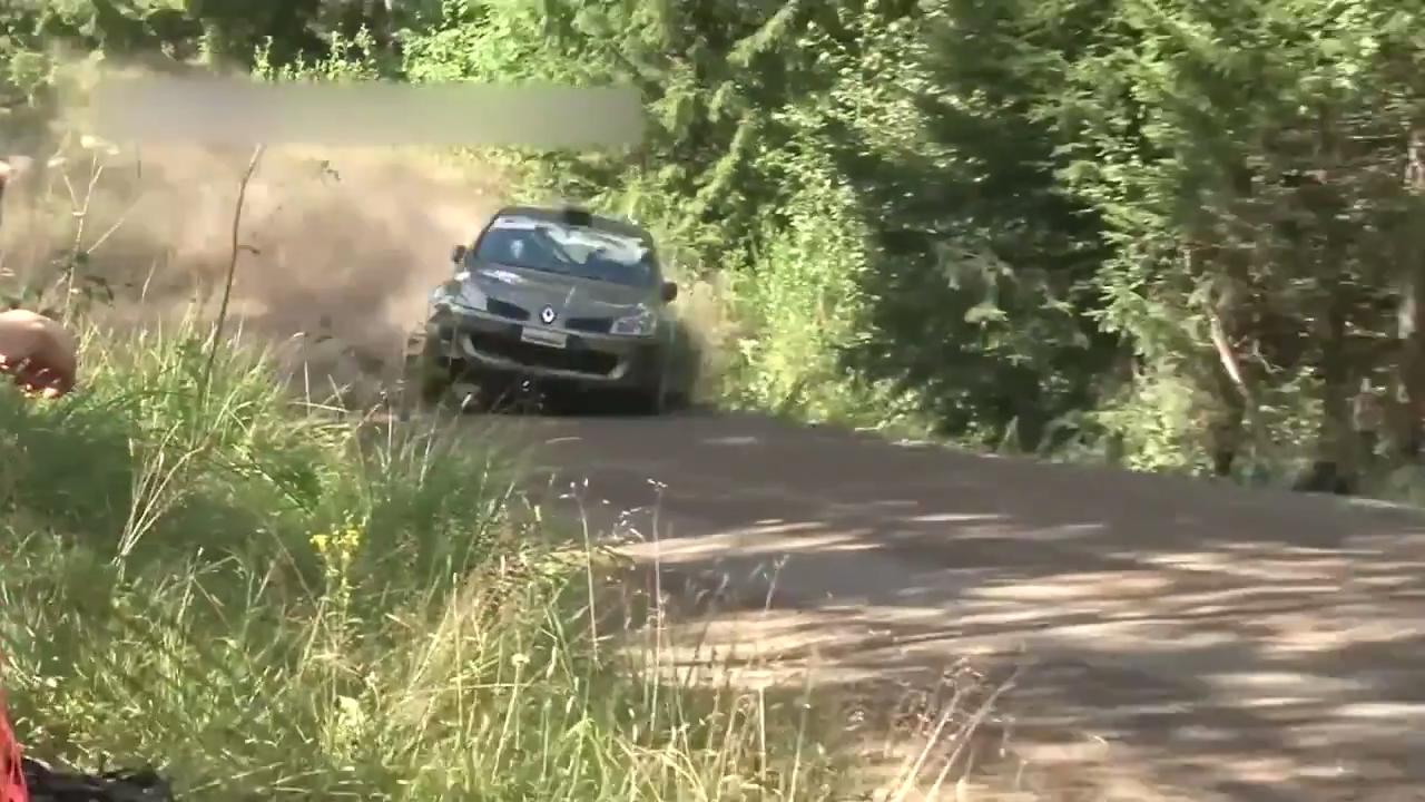 Rally Car Rolls over during Forest Race | Jukin Media Inc