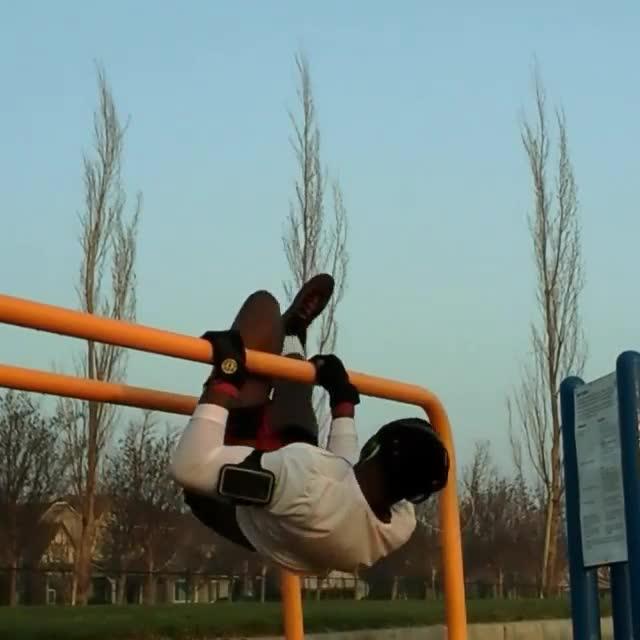 Kid Fails to Perform Backflip off High Bar | Jukin Media Inc