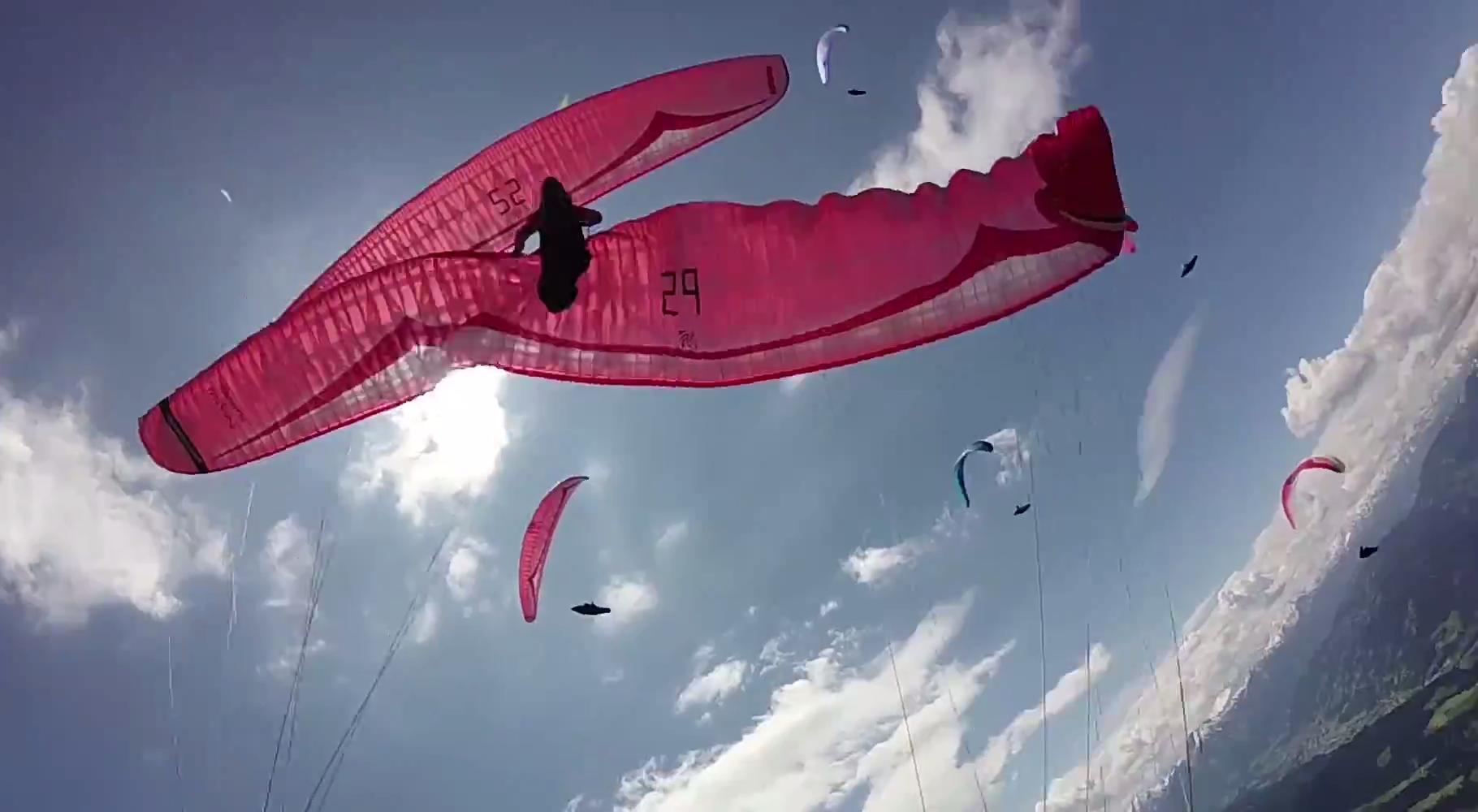Guy's Parachutes Get Tangled | Jukin Media Inc