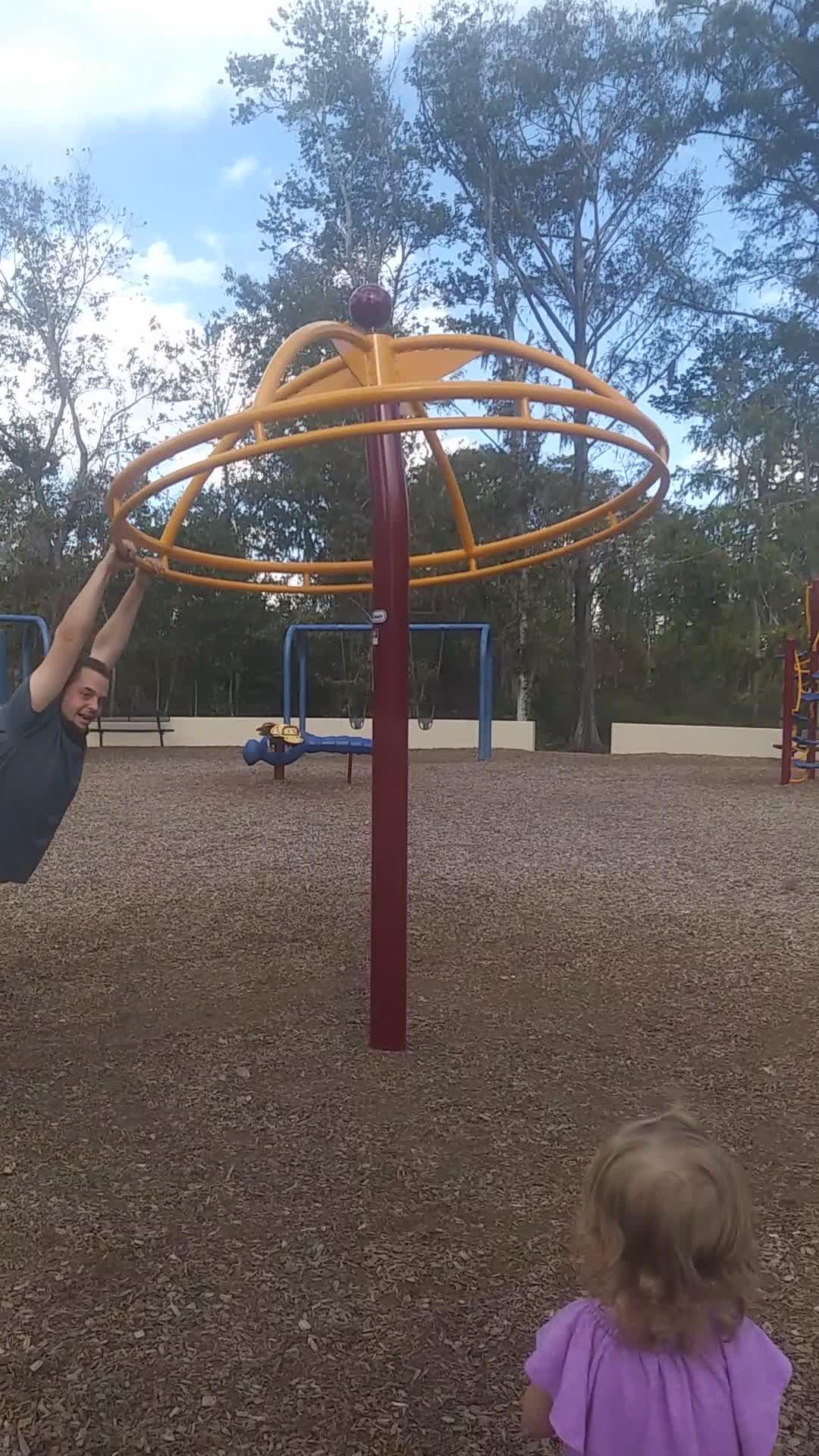 Baby Falls off Playground Bridge | Jukin Media Inc