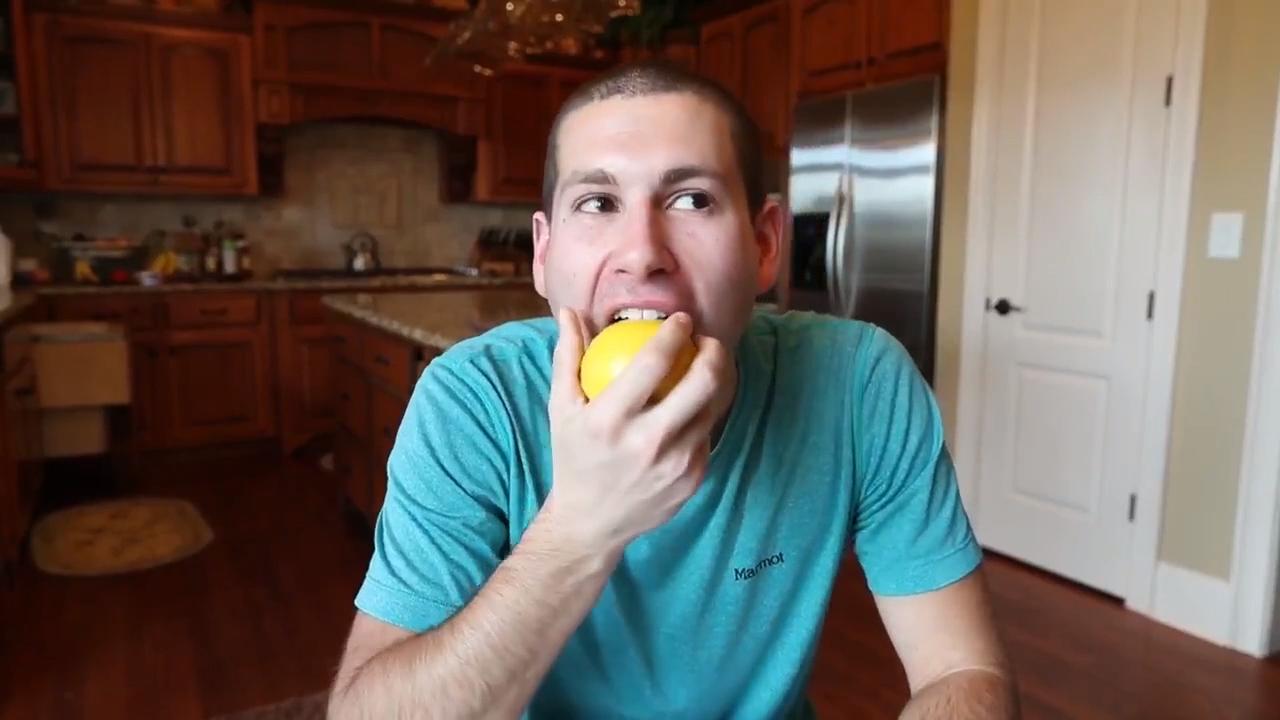 Guy Eats Lemons for Leukemia Awareness Challenge | Jukin Licensing