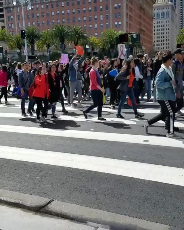 San Francisco Students Protest Against Gun Violence | Jukin Licensing