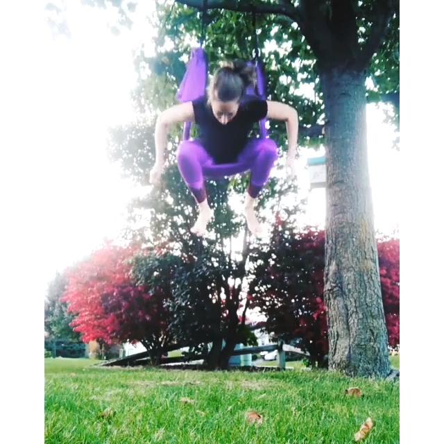 Woman Snaps Tree Branch While Performing Acrobatics | Jukin Licensing