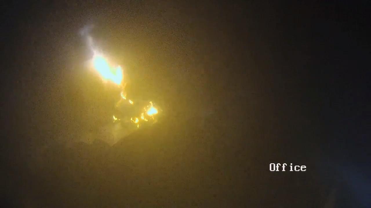 Laptop Explodes and Burns Down Office Building | Jukin Licensing