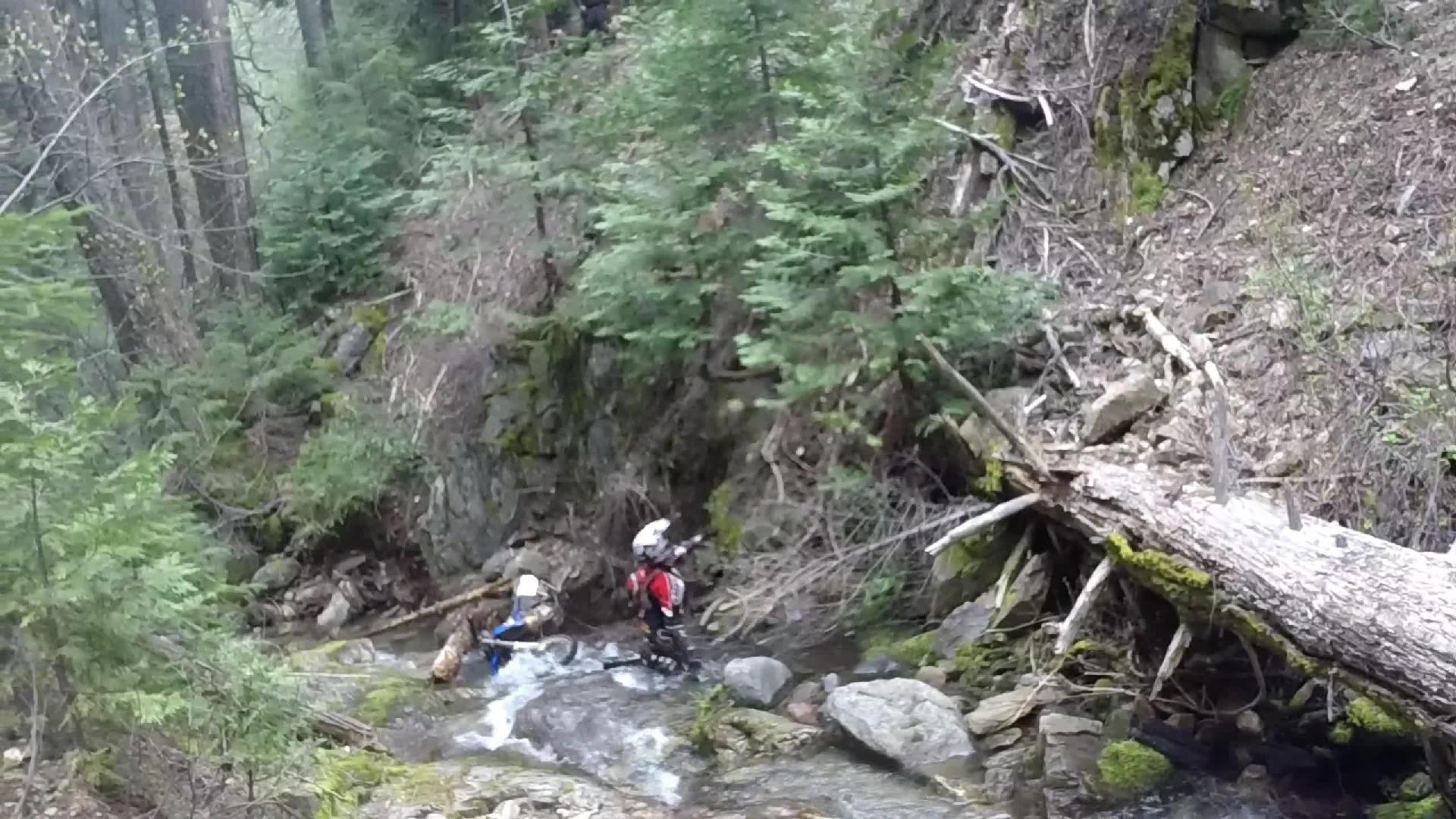 Guy With Dirt Bike Tumbles Into Ravine | Jukin Licensing