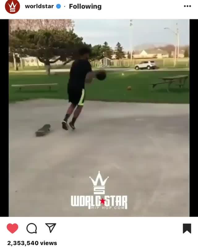 Guy Smashes Basketball in Face While Attempting Trickshot | Jukin Licensing