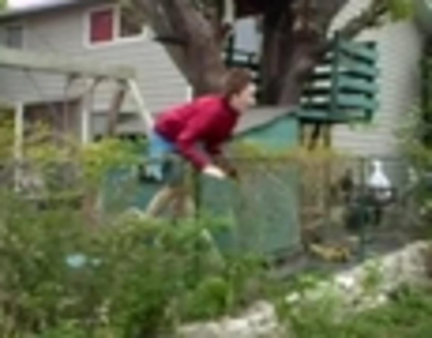 Man Falls Trying to Jump Over Fence | Jukin Media Inc