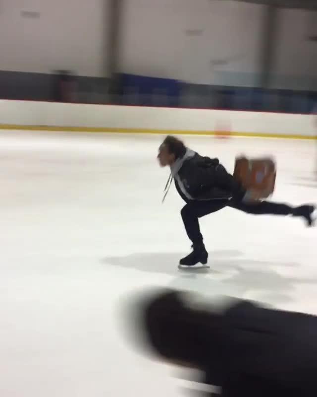 Ice Skater Faces Nasty Fall on Rink | Jukin Licensing
