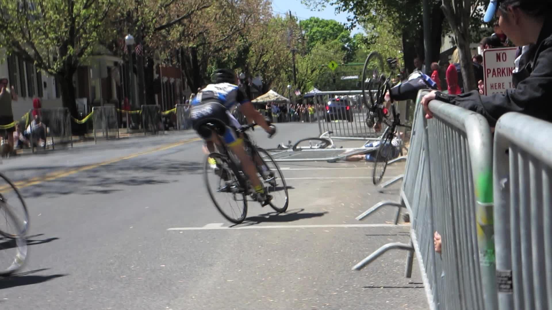 Huge Pileup Crash during Cycling Race | Jukin Media Inc