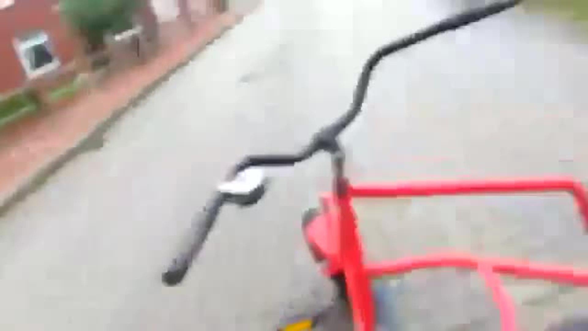 Boy on Bike Falls in Horse Poop | Jukin Licensing