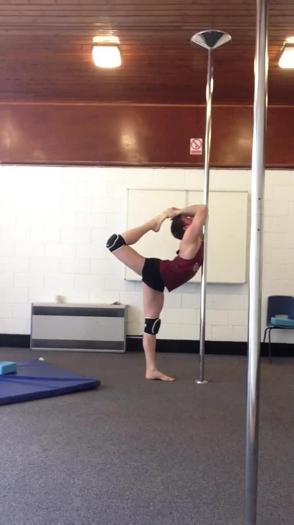 Husky Tackles Man into Pole | Jukin Media Inc