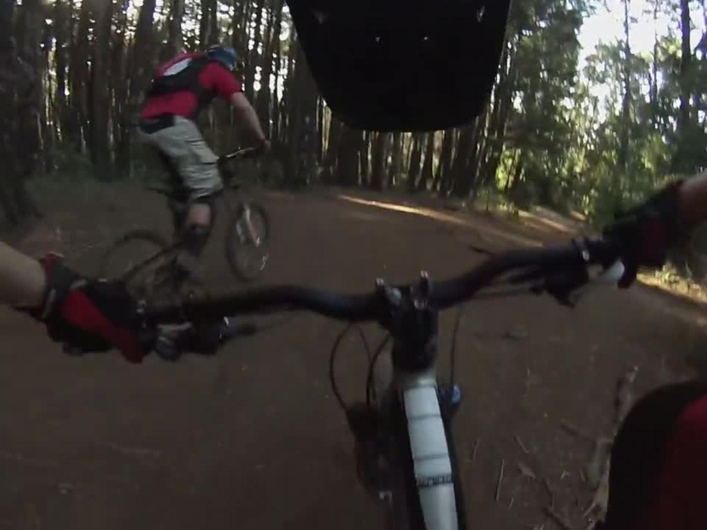 Mountain Bike POV Fail In Forest | Jukin Licensing