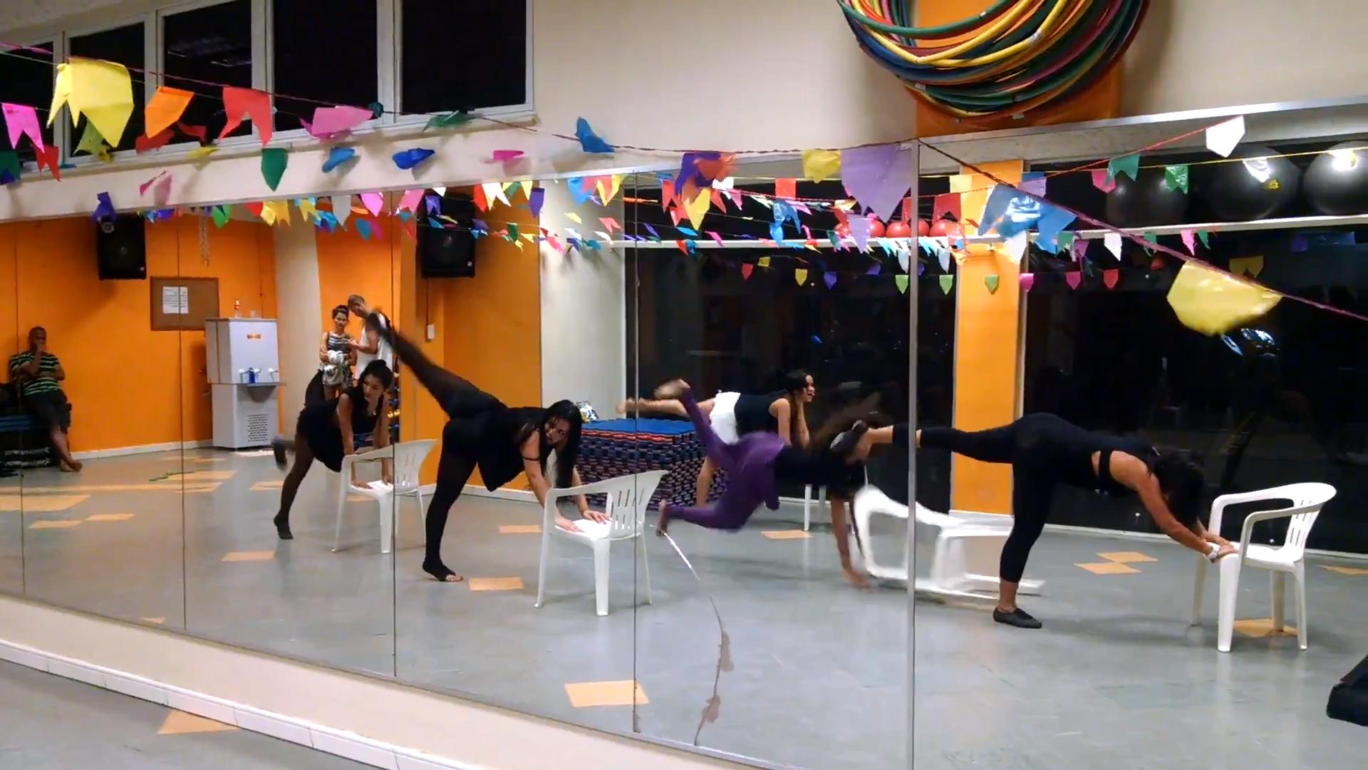 Twerking Girl Falls off Chairs | Jukin Media Inc