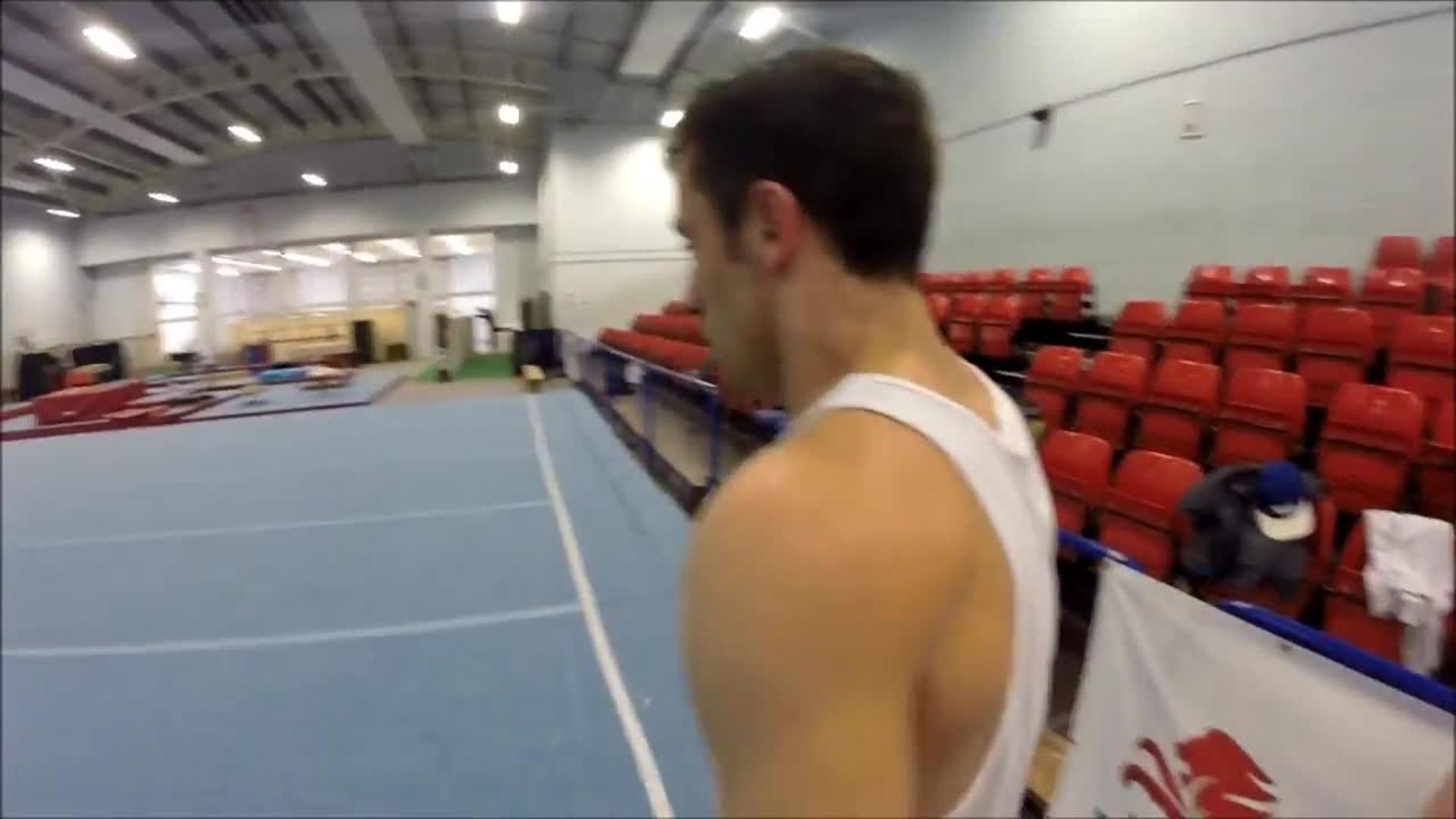 Gymnastics Backflip Fail Breaks Wrist | Jukin Media Inc