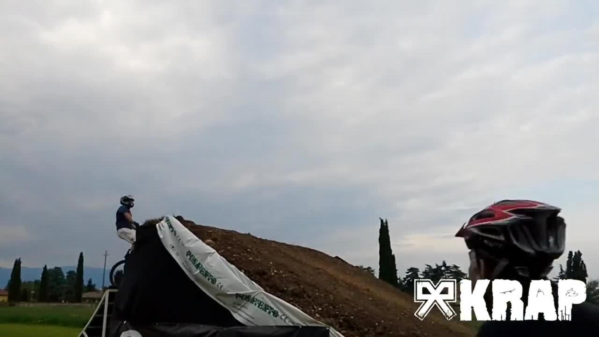 Mountain Bike Beginner Dirt Ramp Fail | Jukin Licensing