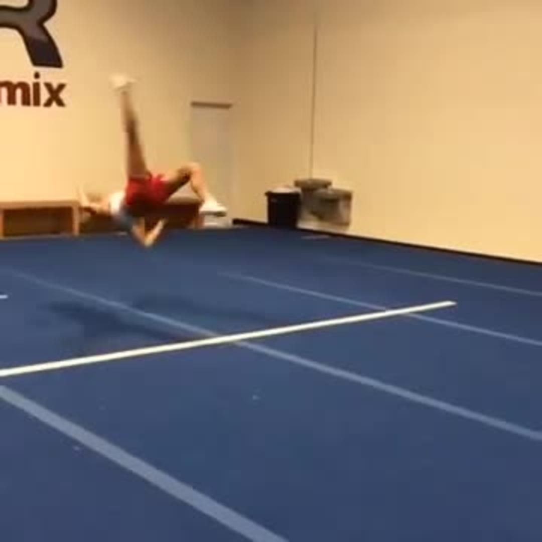 Cheerleading Backflip Fail | Jukin Media Inc