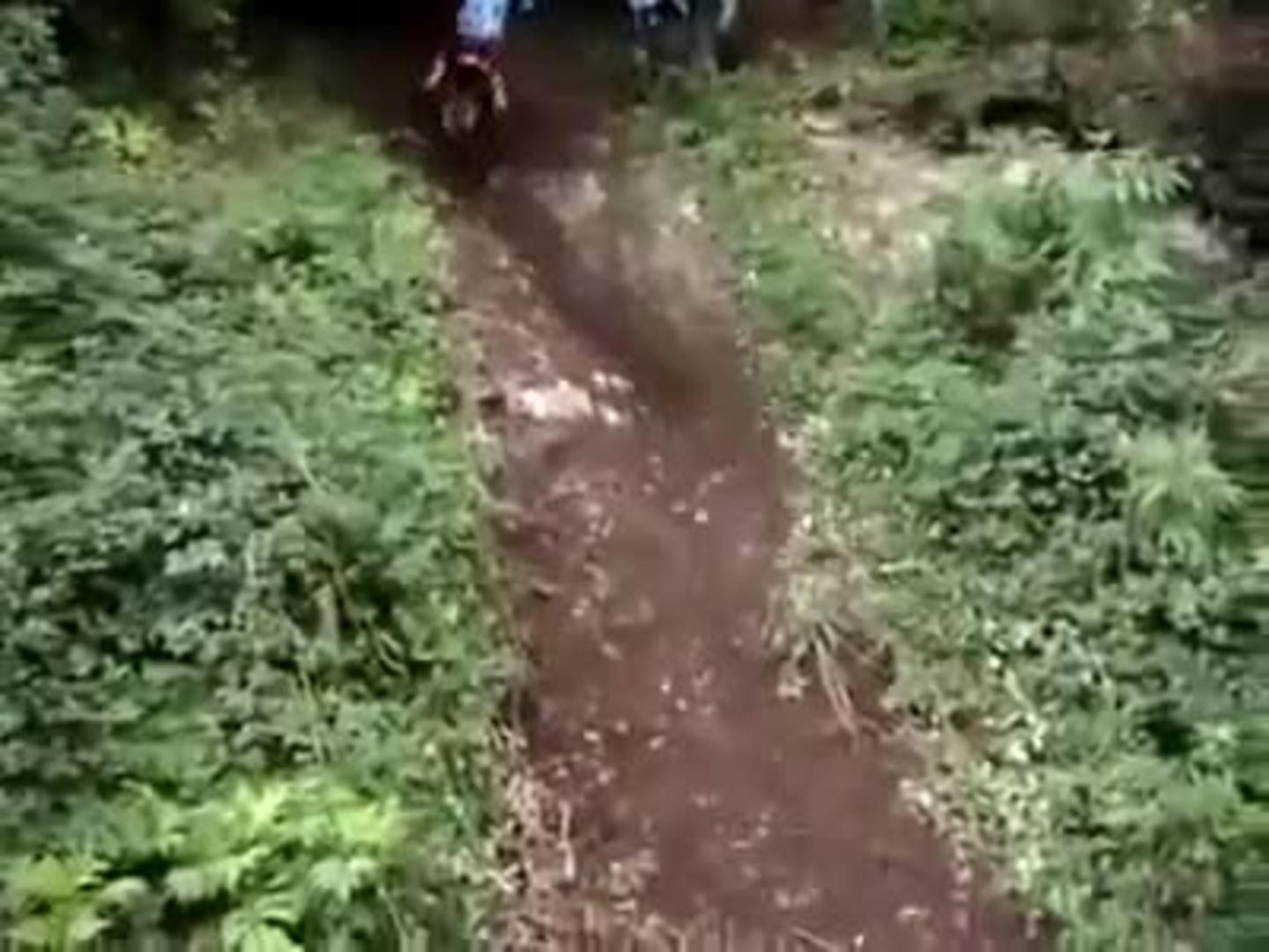 Guy Fails at Uphill Ride on Dirt Bike | Jukin Licensing