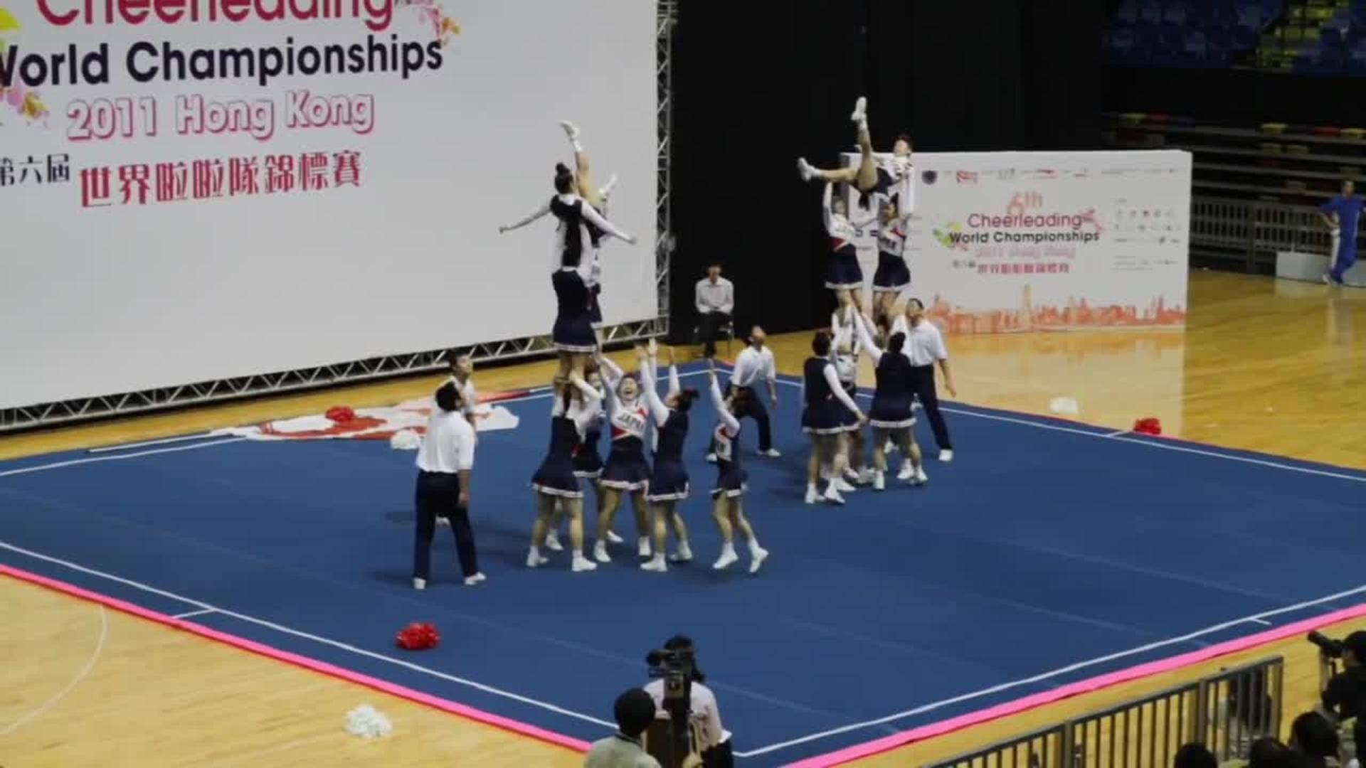 Cheerleaders Perform High-Flying Stunts | Jukin Media Inc