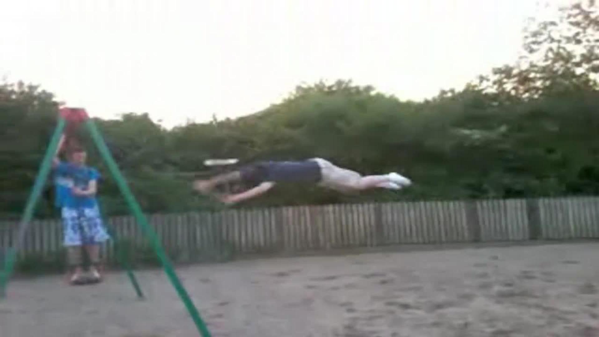 Kid on Swing Falls Backwards to Faceplant | Jukin Licensing