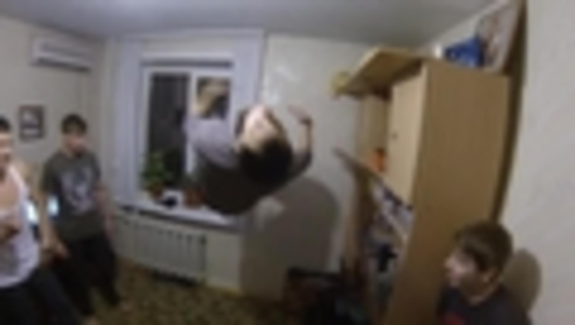 Guy Fails Backflipping off Wall | Jukin Licensing