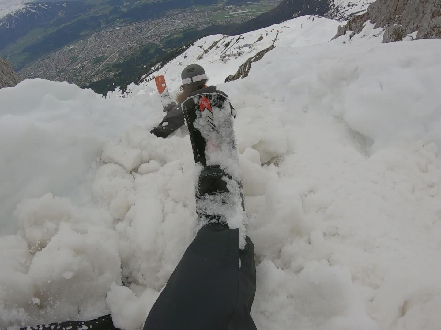 People Get Caught in Slush Avalanche Skiing Down Mountain in Austria ...