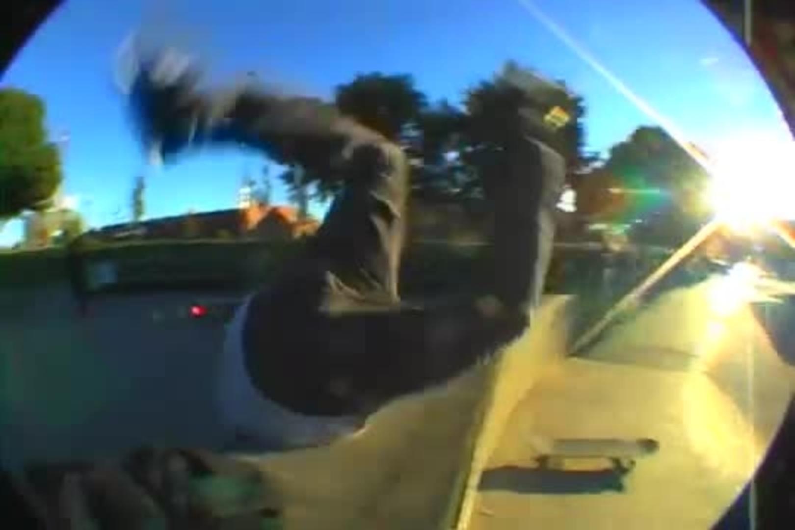 Skateboarder Tries to Jump over a Ledge | Jukin Licensing