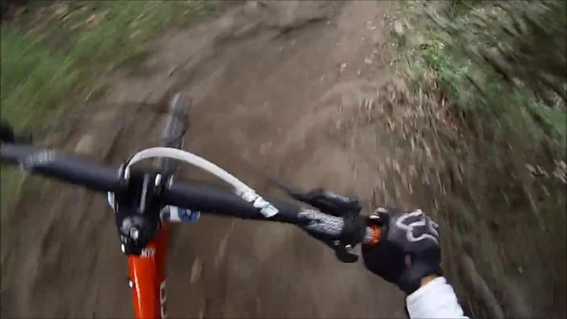 Mountain Bike POV Fail In Forest | Jukin Media Inc