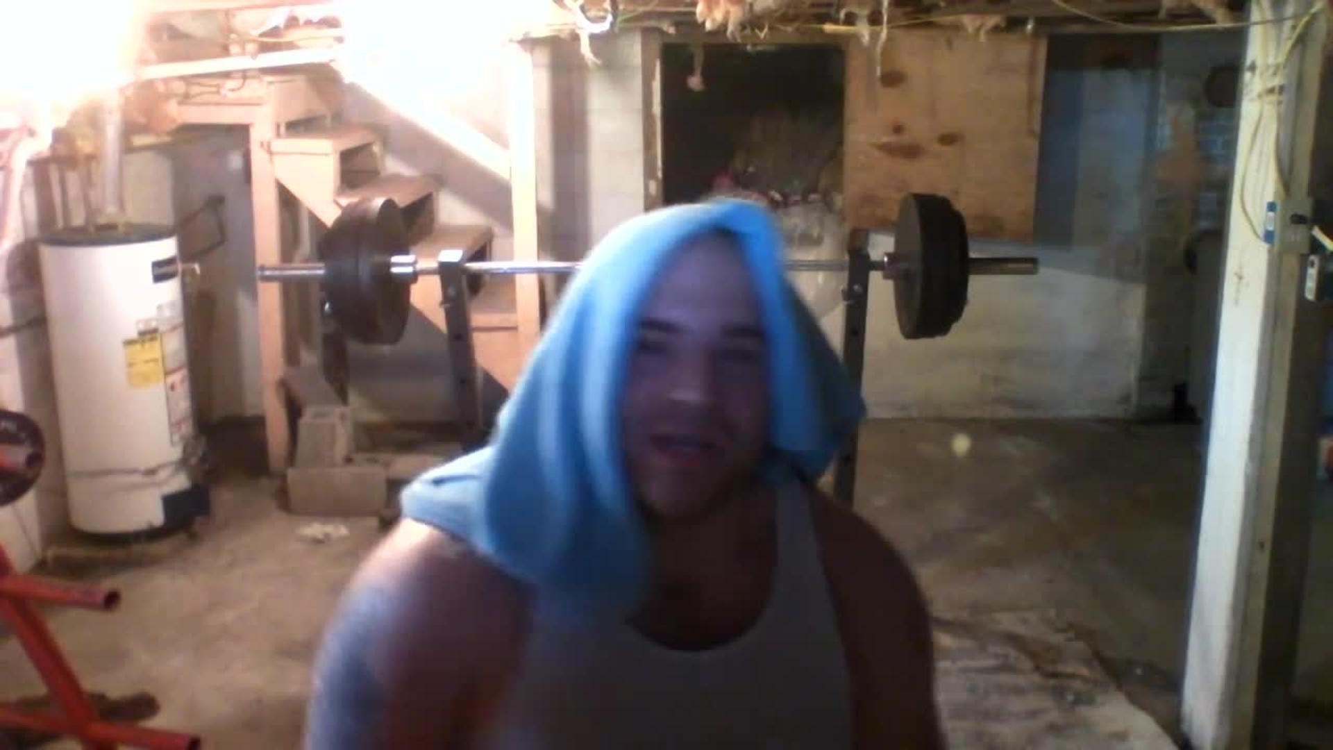 Basement Bald Guy Weight Lifting Fail | Jukin Licensing