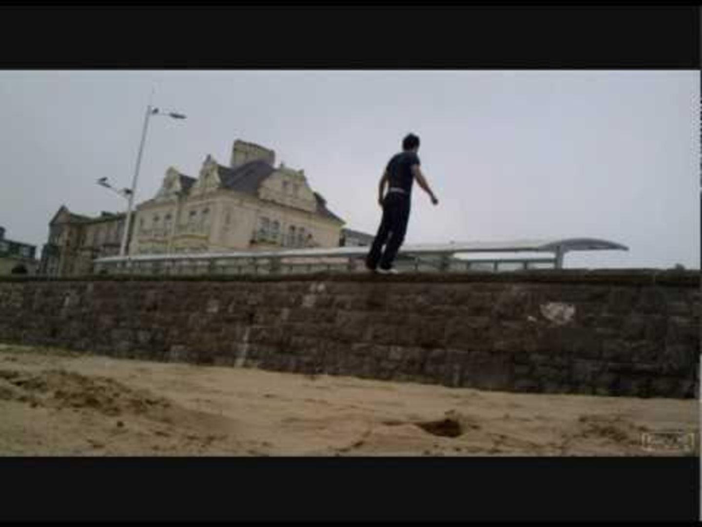 Guy Does Backflip Off Table and Hits Chin | Jukin Media Inc