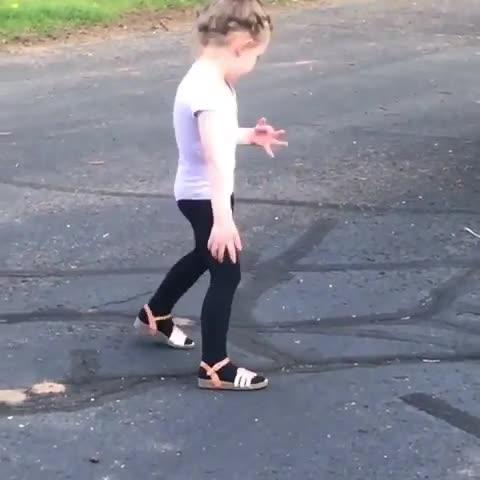 Little Girl Performs Funny Wiggling Dance Moves | Jukin Licensing