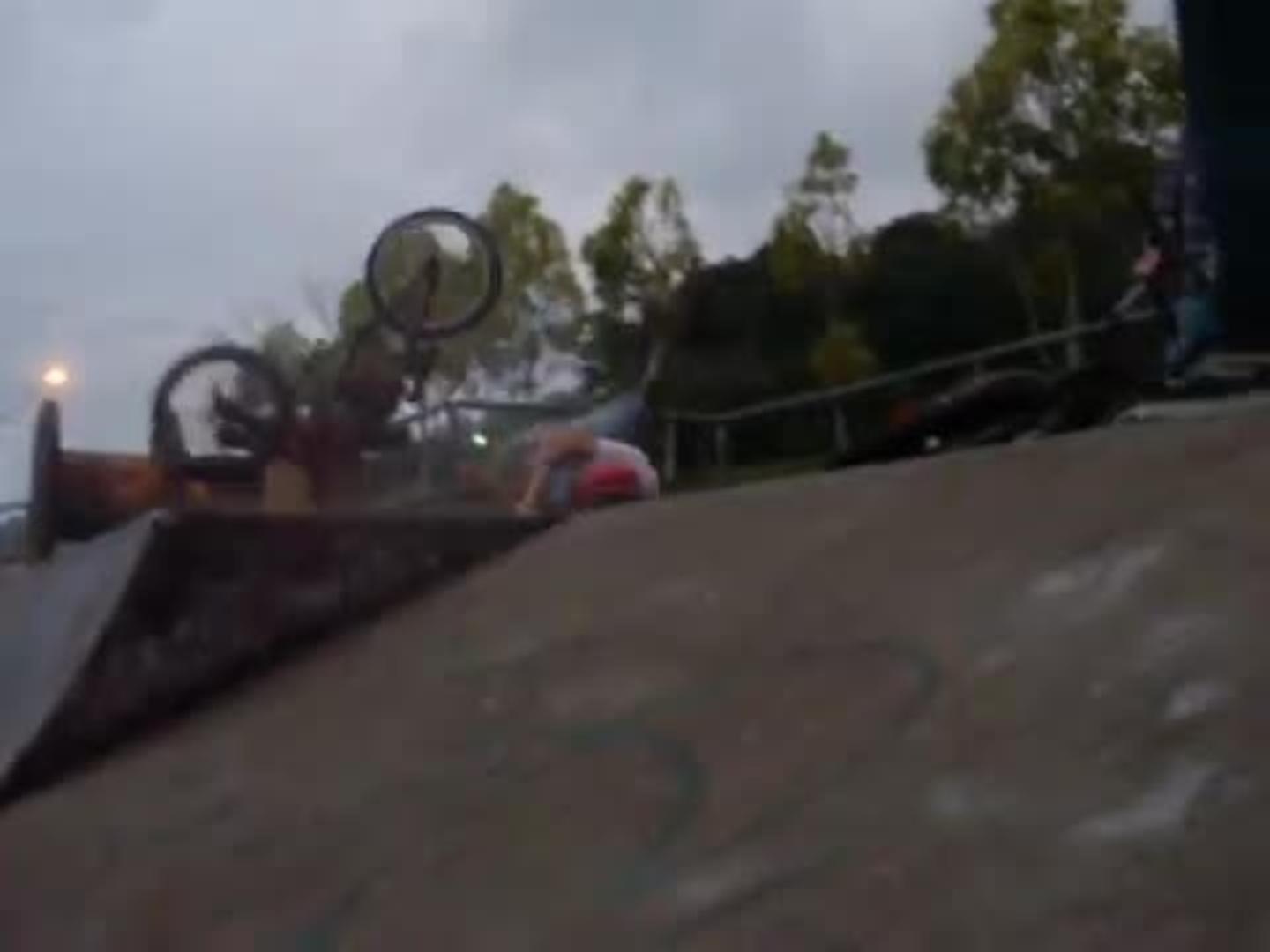 BMX Rider Attempts Backflip on Wet Ramp | Jukin Licensing