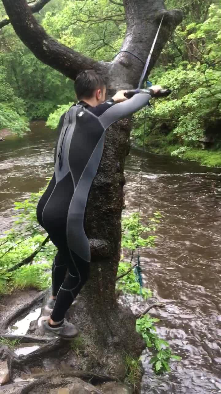 Guy Falls into River Attempting Rope Swing | Jukin Media Inc