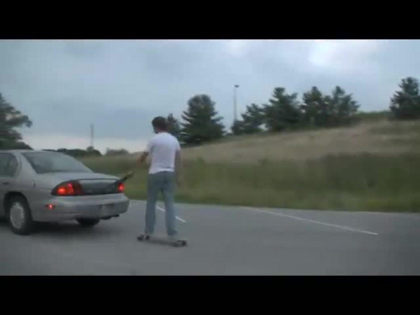 Longboard Skitching Fail | Jukin Licensing