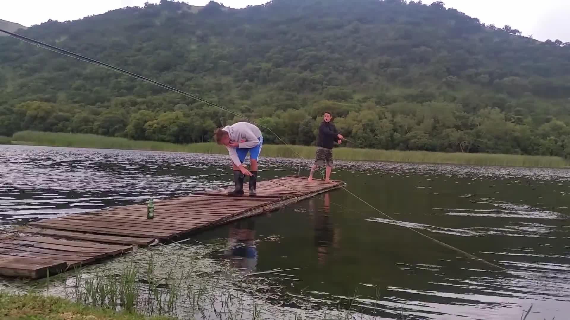 Fly Fisherman Gets Hook Stuck in Neck | Jukin Licensing