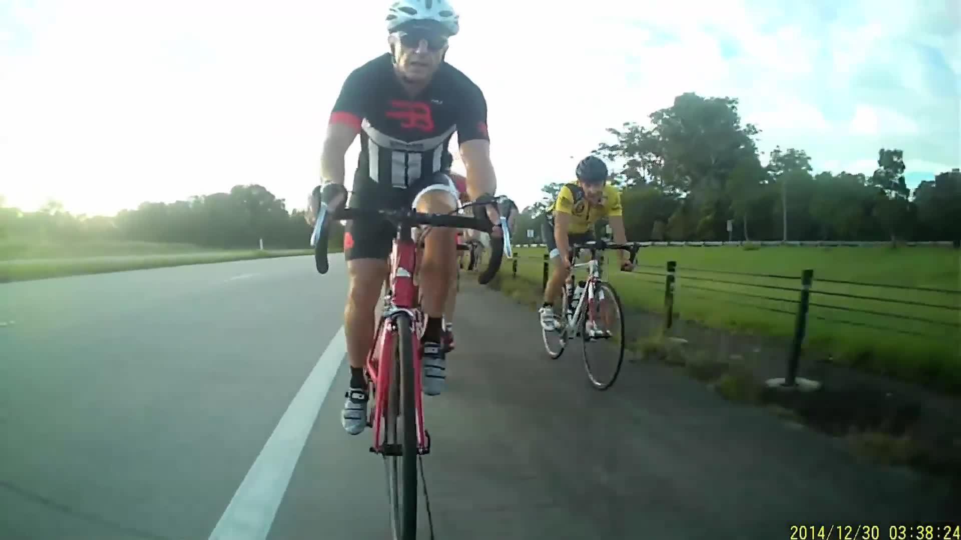 Cyclist Front Flips off Bike after Hitting Bump in Road | Jukin Licensing