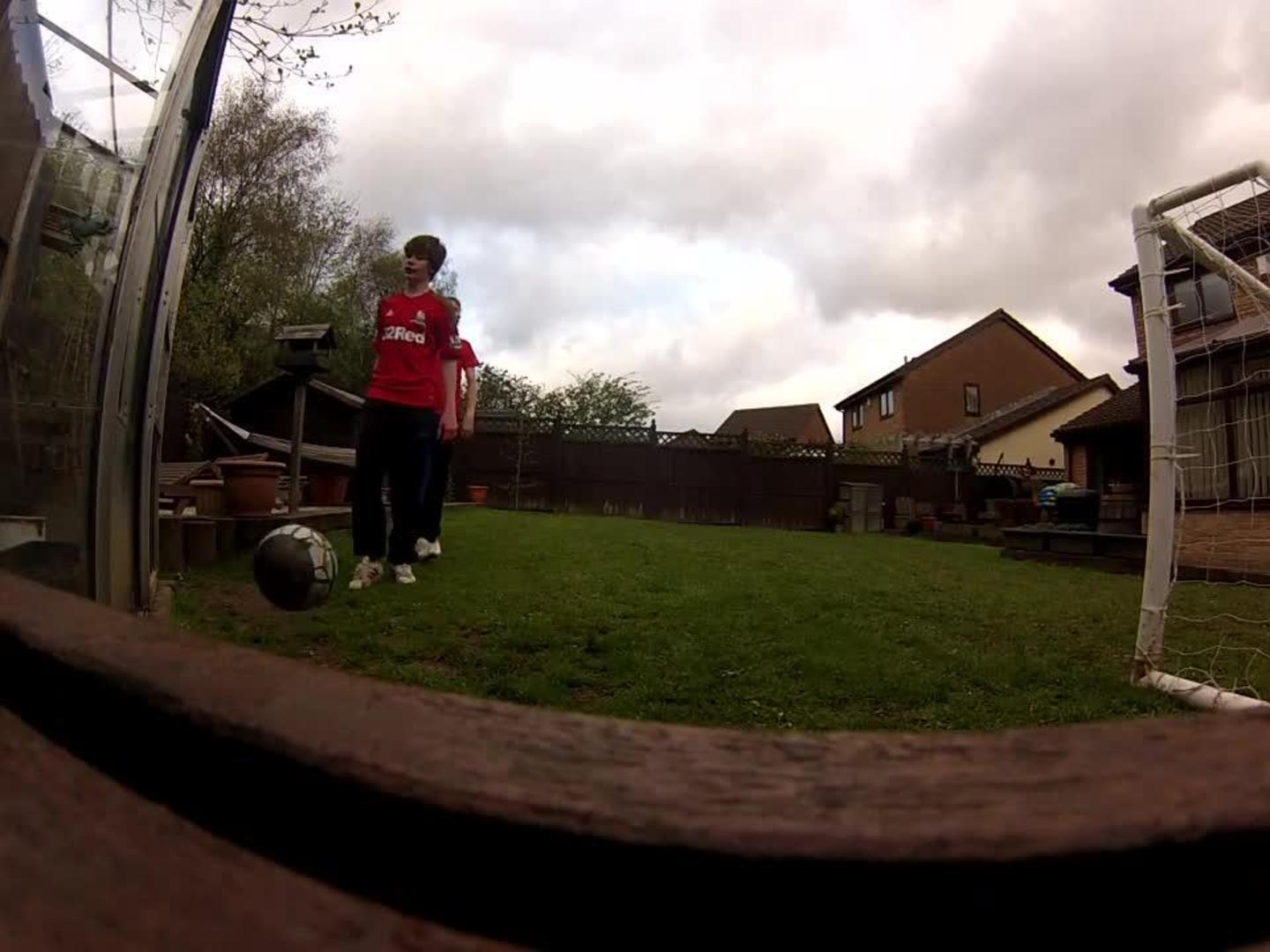 Kids Kick Soccer Ball into Glass | Jukin Licensing