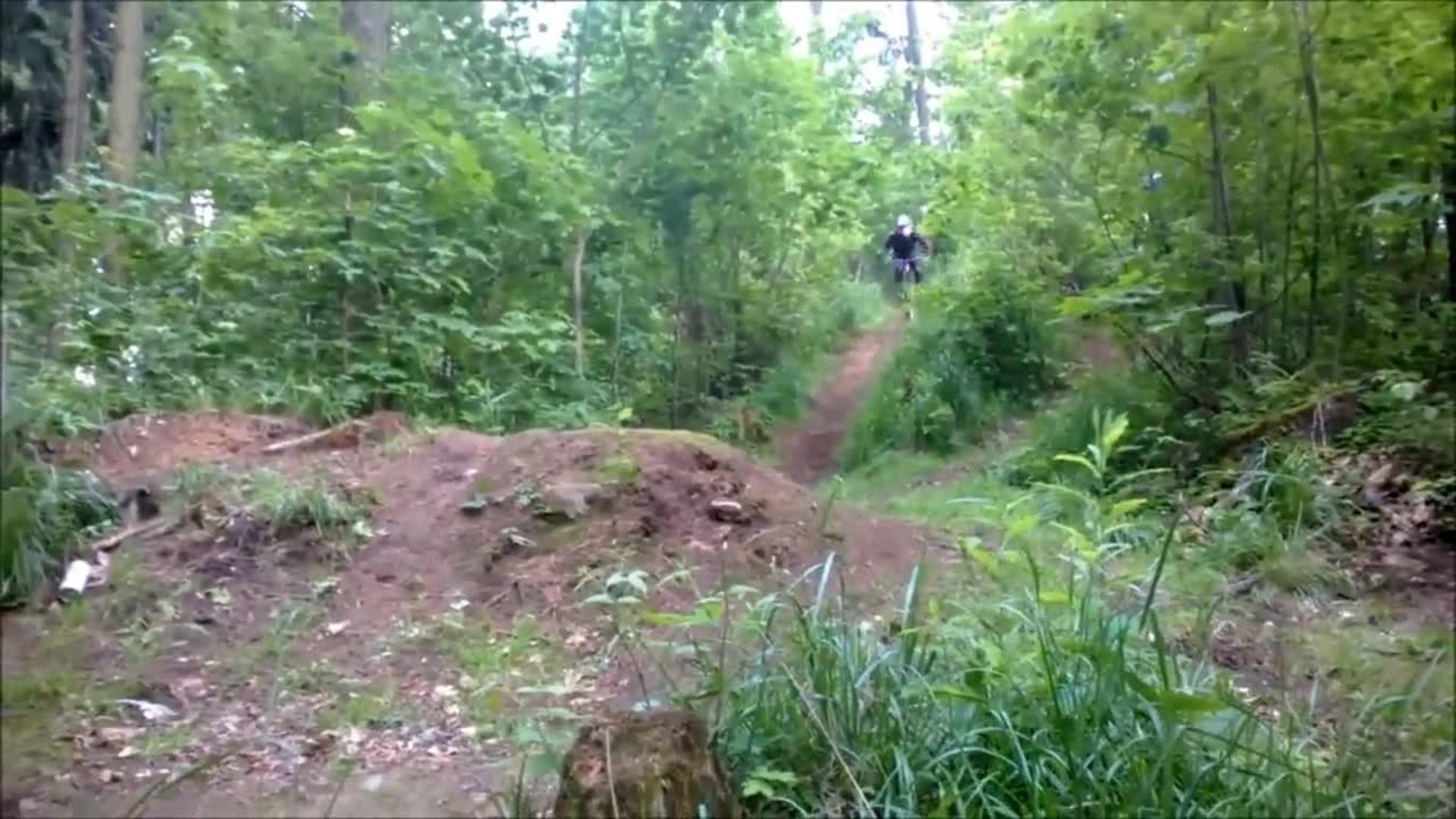 Guy Crashes Mountain Bike into Tree | Jukin Licensing