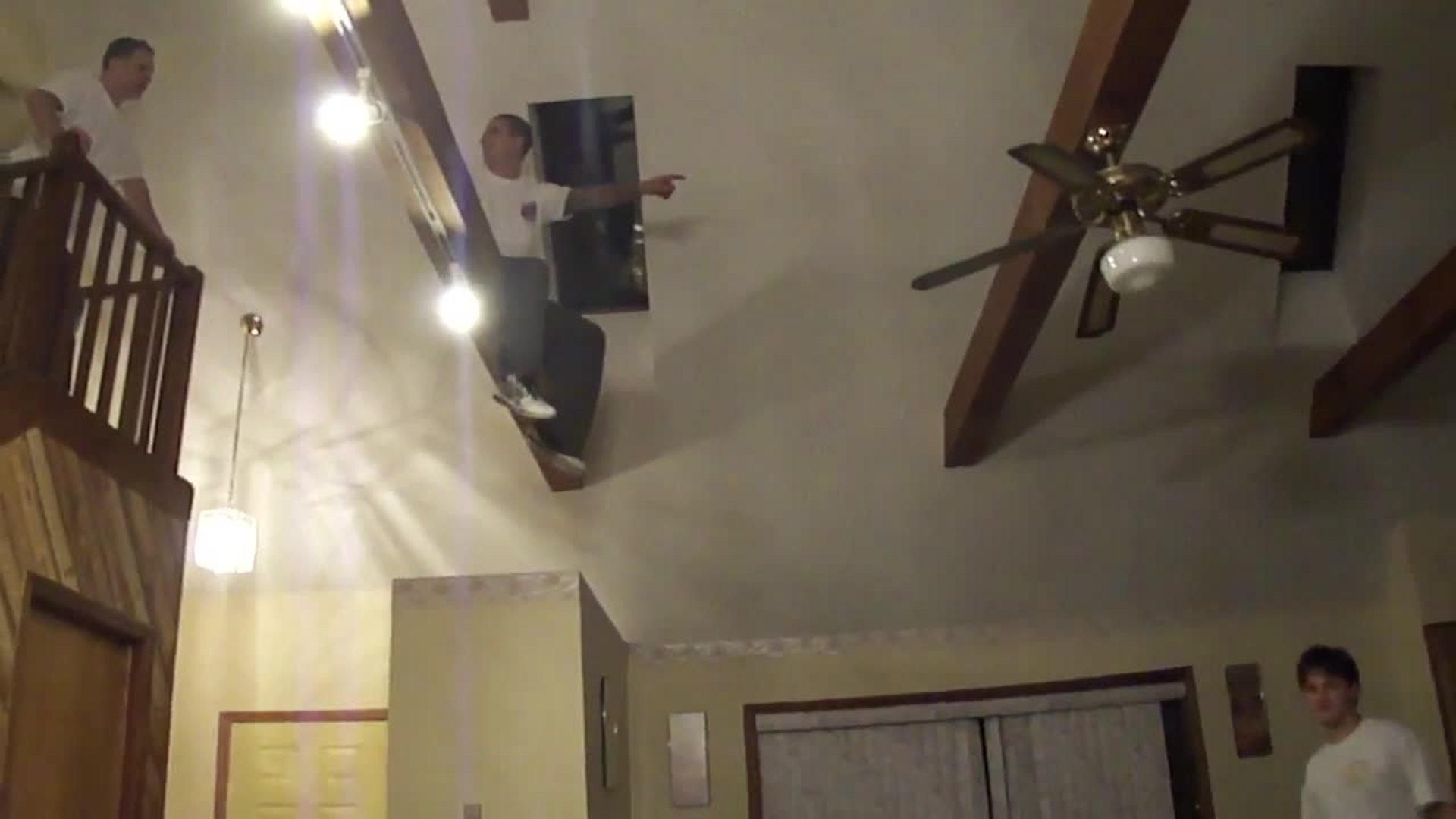 Drunk Guy Jumps from Second-Story Balcony | Jukin Licensing